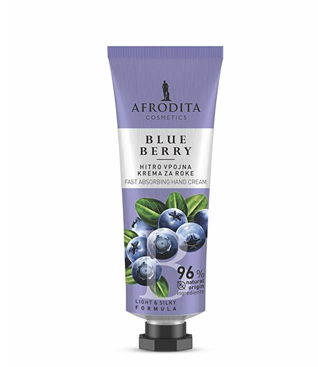 Blueberry hand cream