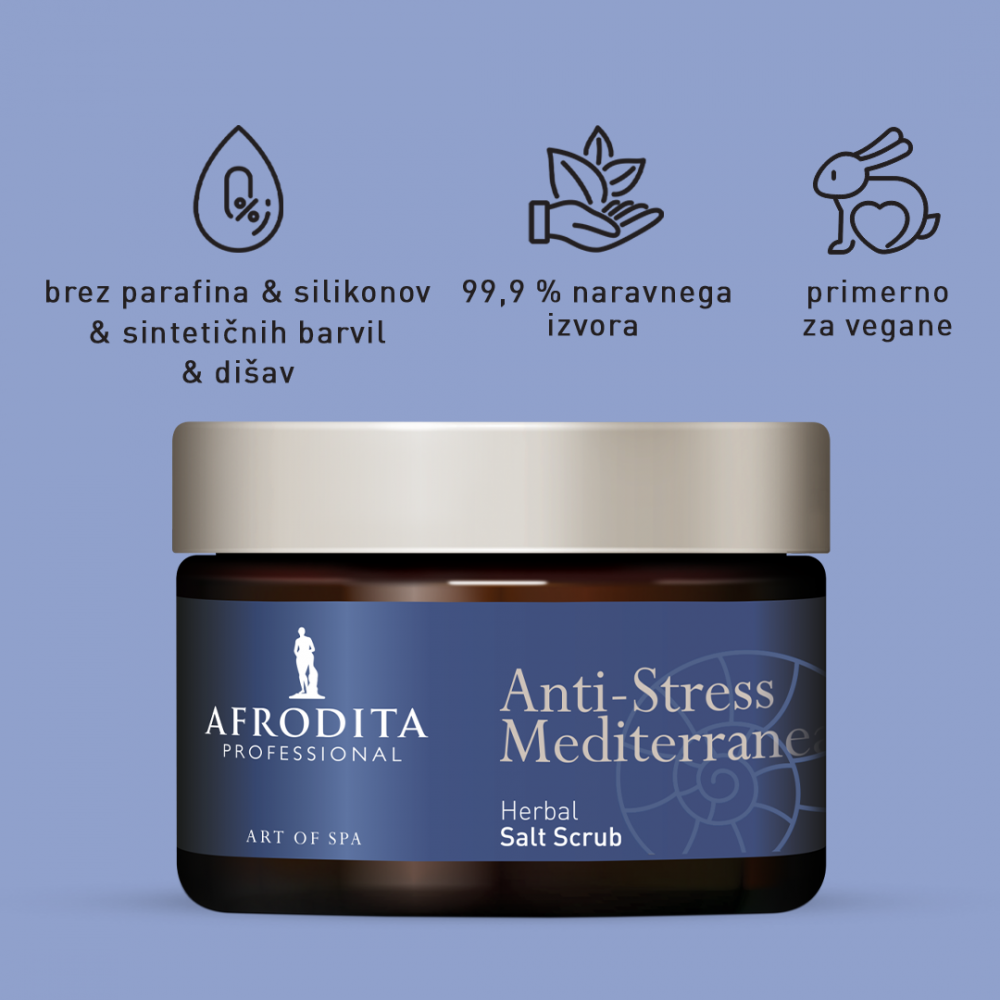 ANTI-STRESS MEDITERRANEAN Zeliščni solni piling